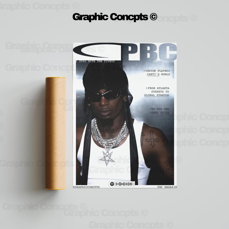 Playboi Carti Opium Magazine Poster - Etsy