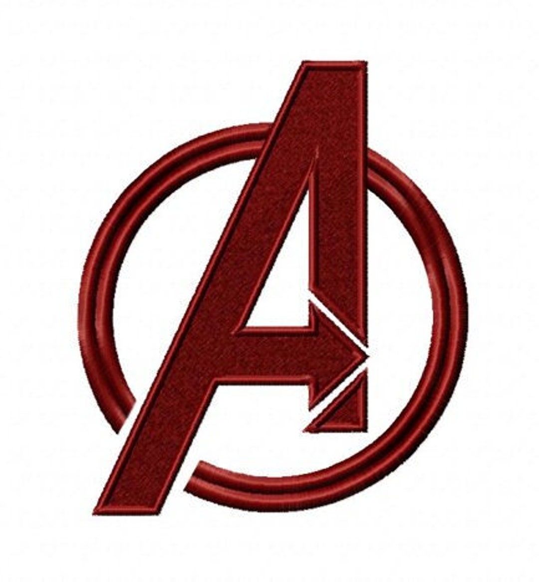 Avengers Logo Embroidery Design - Etsy