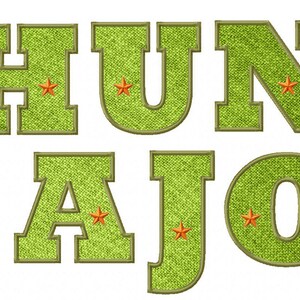 Chunk Major Applique Embroidery File Download - Etsy