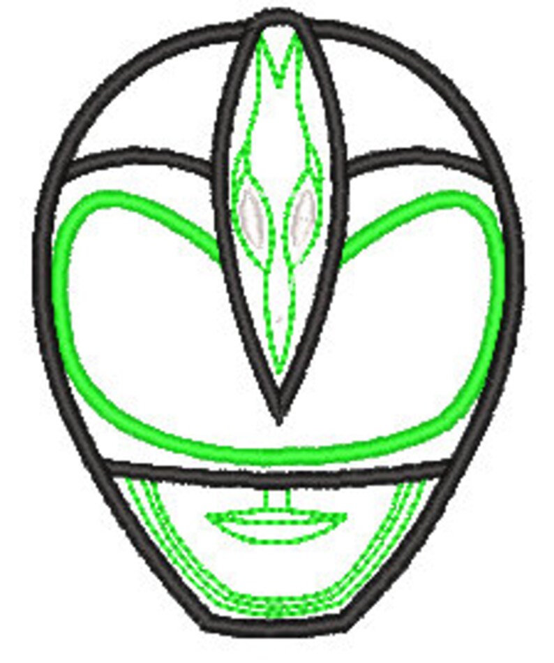 Power Rangers Digital Embroidery File - Etsy