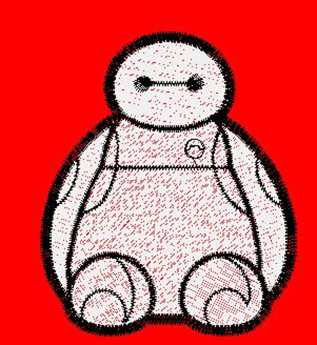 Baymax Digital Embroidery File - Etsy