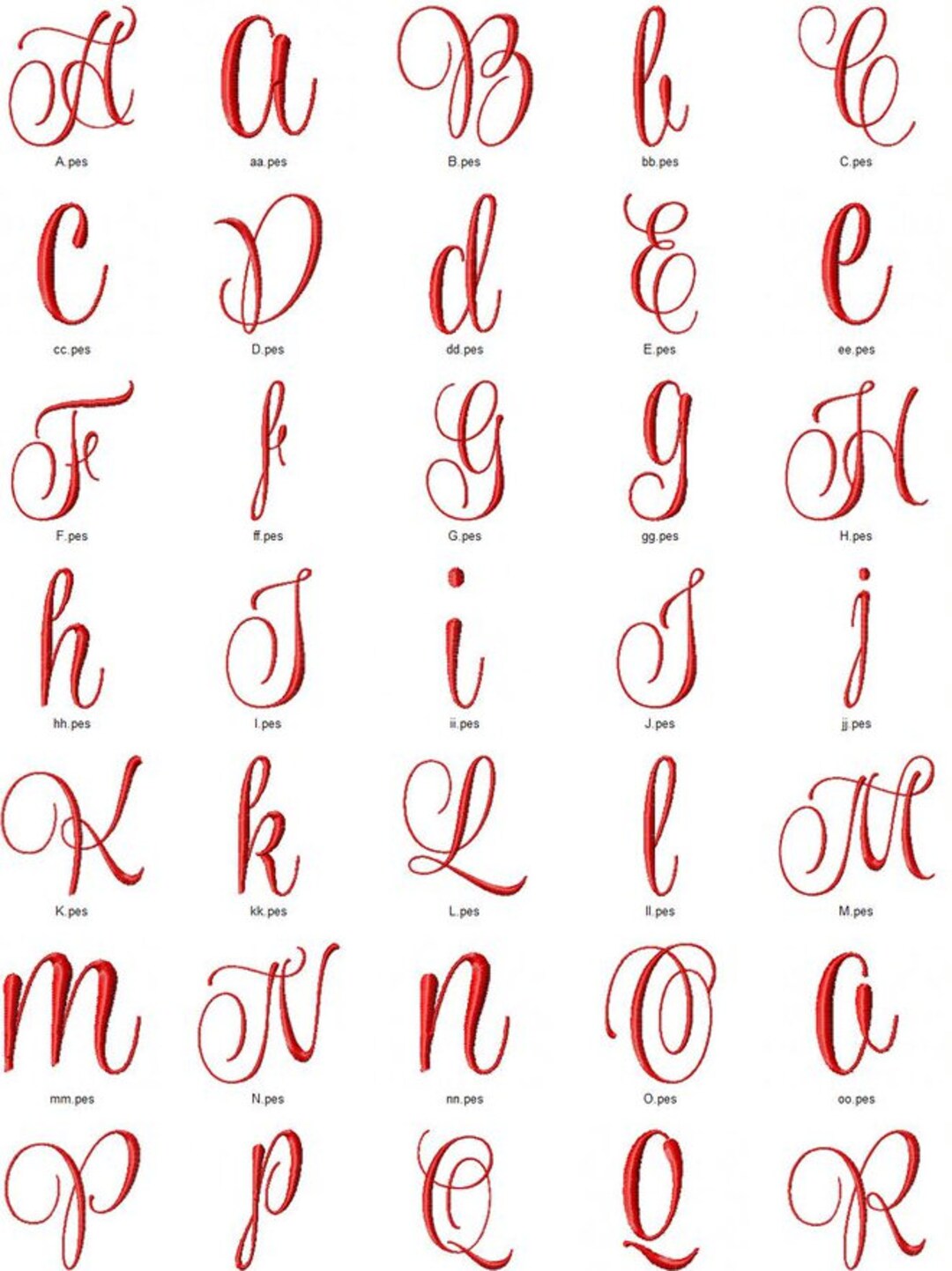 Cheerful Alphabet Font Digital Embroidery File - Etsy