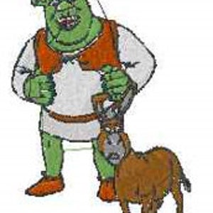 Shrek Digital Embroidery File - Etsy