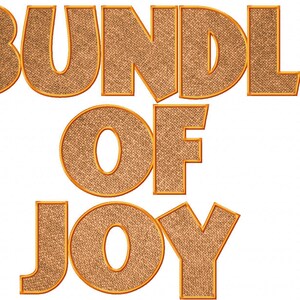 Bundle of Joy Applique Embroidery File Download - Etsy
