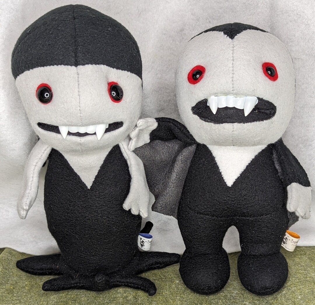 The Prince and Mistress of the Dark Vampire Plush Fiends - Etsy