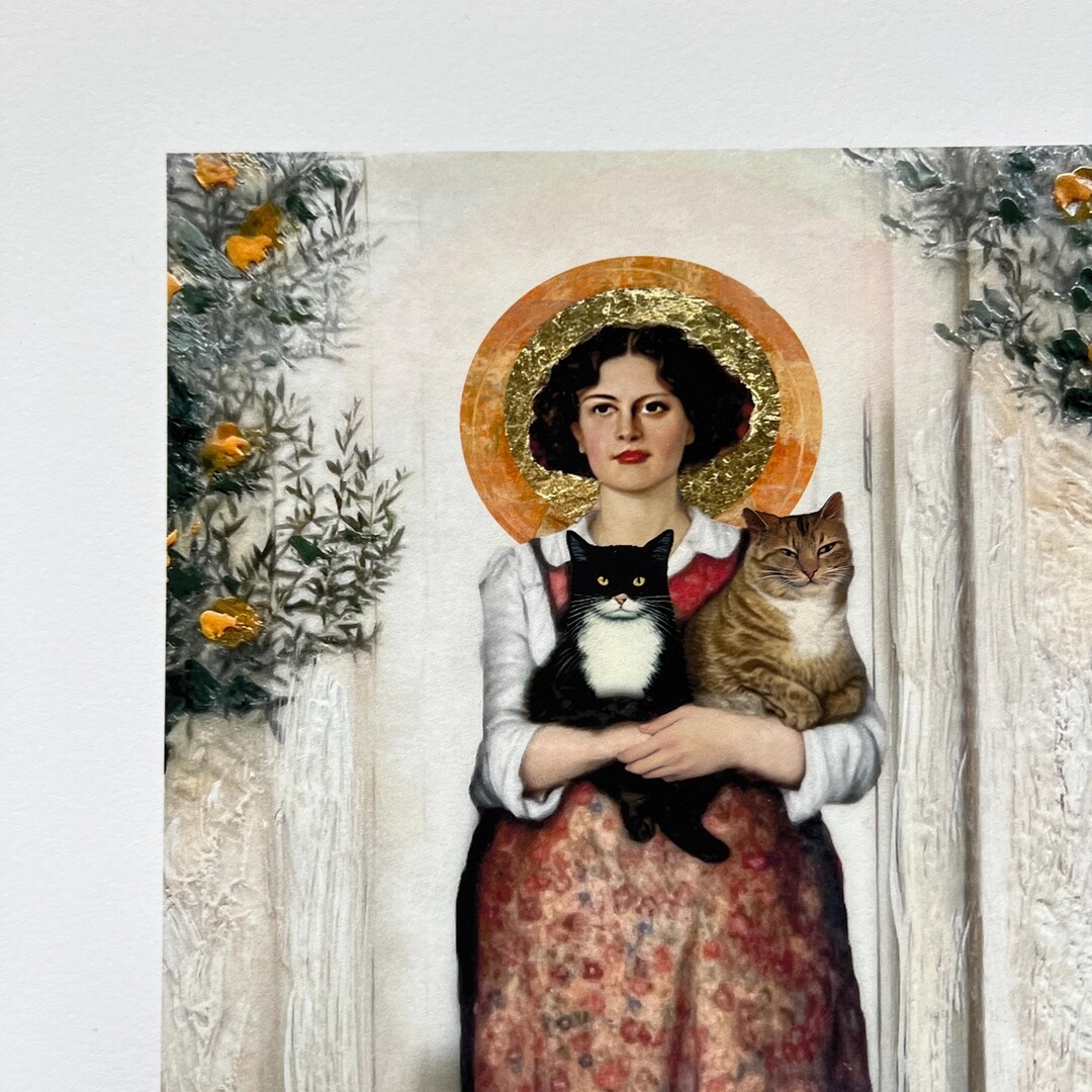 St. Maisie & Her Lobby of Staunch Gourmands | Giclèe Art Print | Cat ...