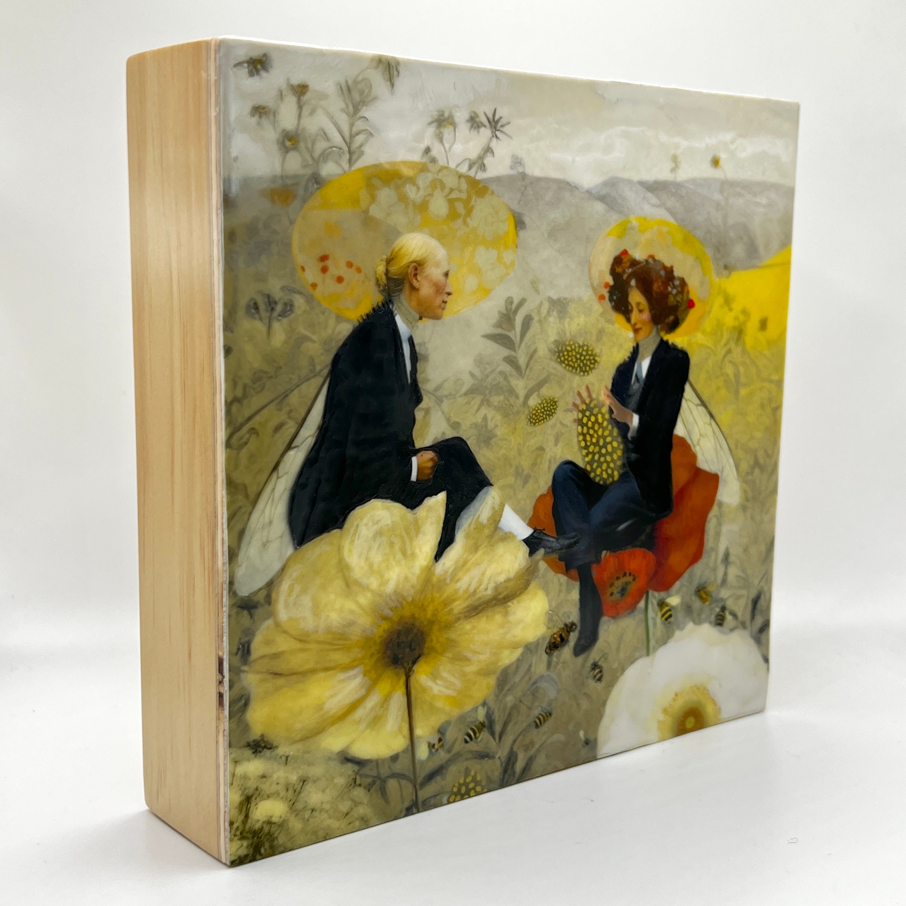 Marta & Augustine Discuss Mergers and Acquisitions Encaustic Painting ...