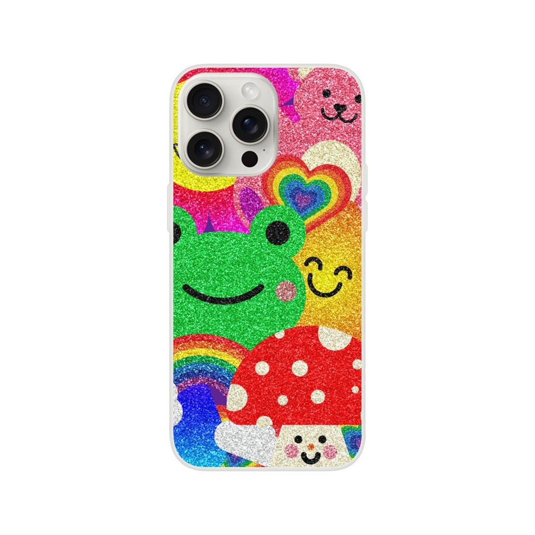 Funky Colourful Graphic Flexi Phone Case Bright Phone Case Cute Phone ...