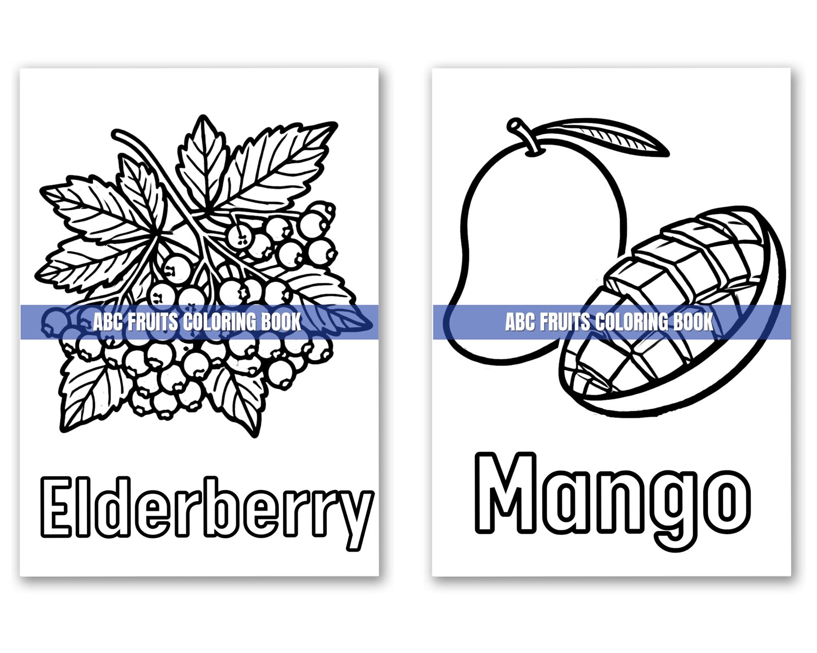 ABC Fruits Coloring Pages: Fun & Educational Coloring Book by ...