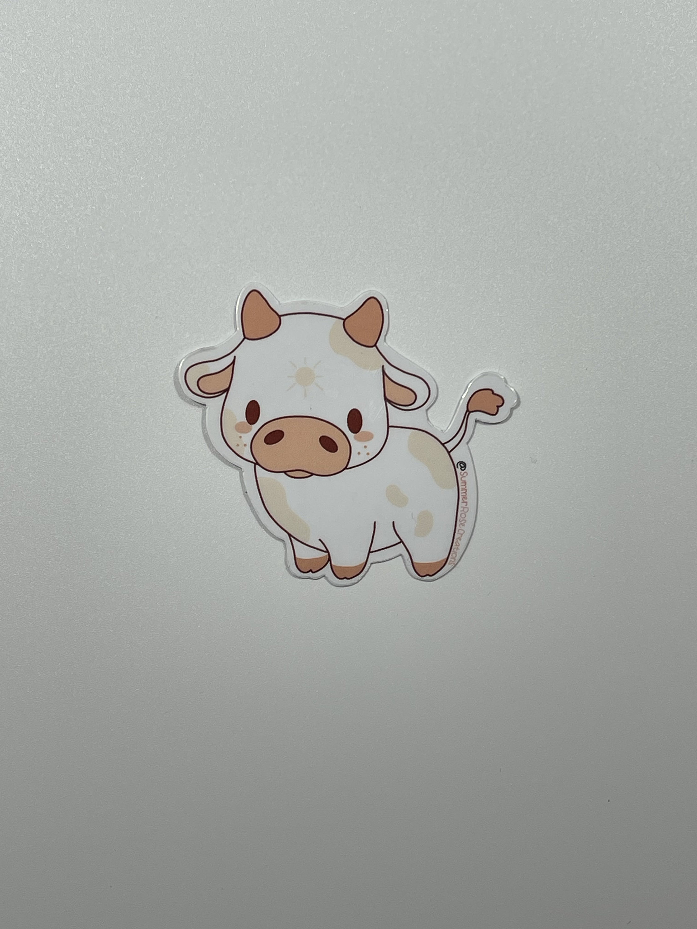 Cute Cow Stickers, Star Sun and Moon Stickers, Vinyl Waterproof Sticker ...