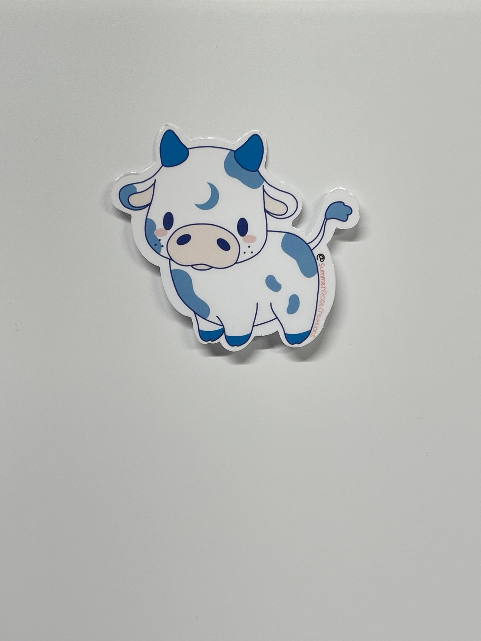 Cute Cow Stickers, Star Sun and Moon Stickers, Vinyl Waterproof Sticker ...