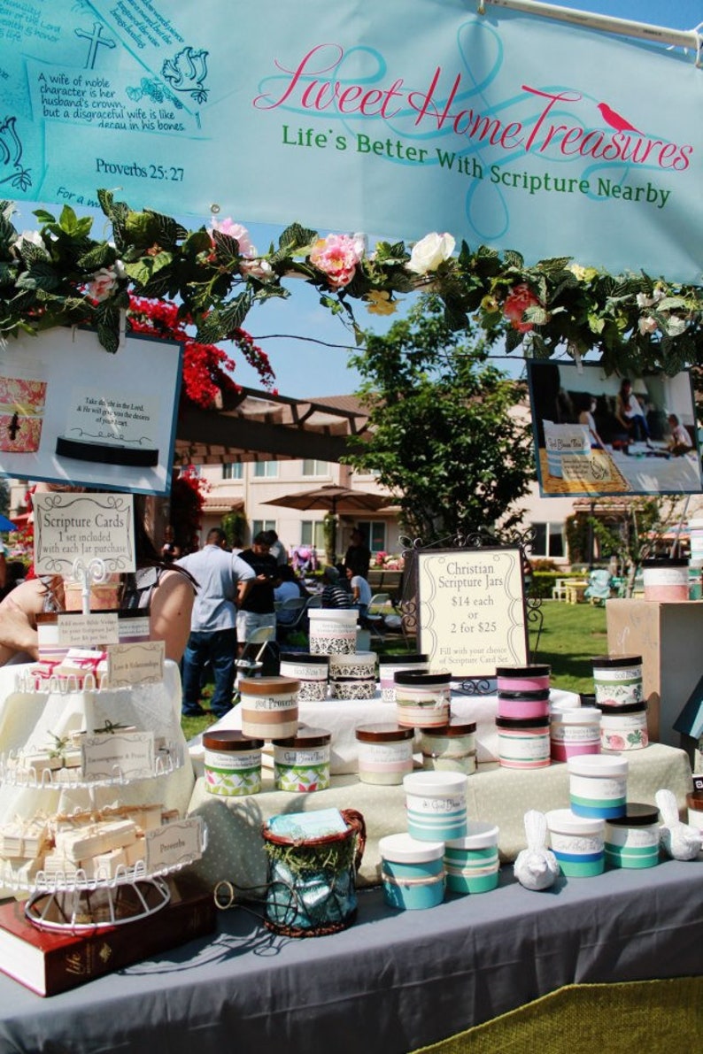 Vinyl Craft Show Banner - 1x8 Foot Banner for Your Tent or Table - Etsy