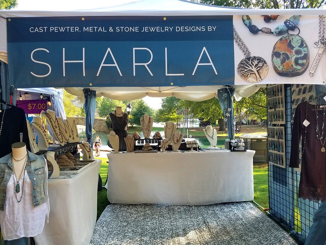 2x9 Foot Vinyl Banner for Your Craft Show Booth - Etsy