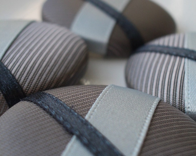 Shades of Grey Buttons - Extra Large - Set of 4 - Etsy
