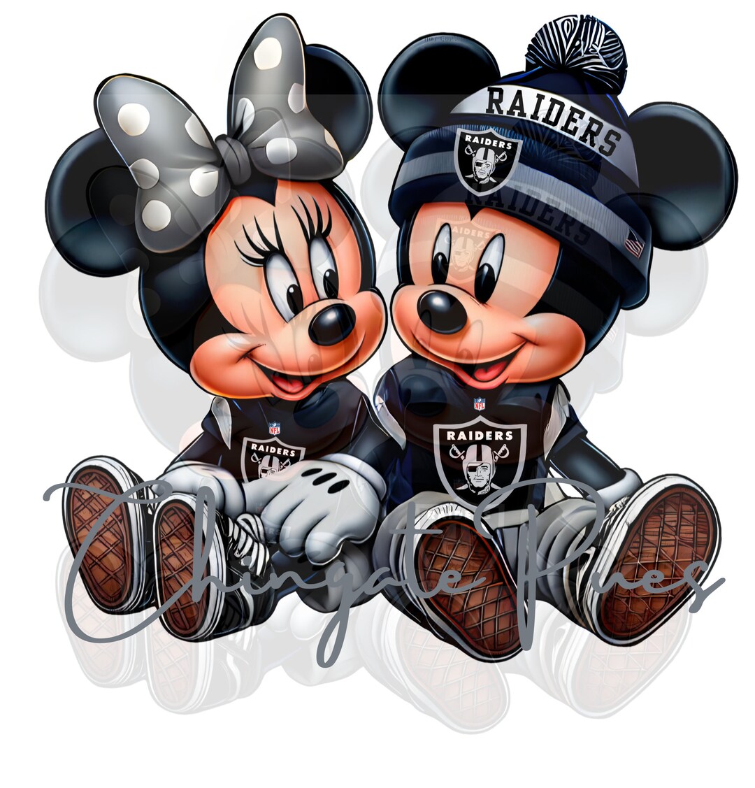 Mickey and Minnie Mouse Raiders - Etsy