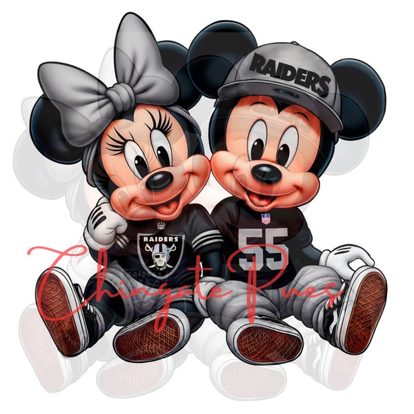 Mickey Mouse &minnie Mouse Raiders - Etsy