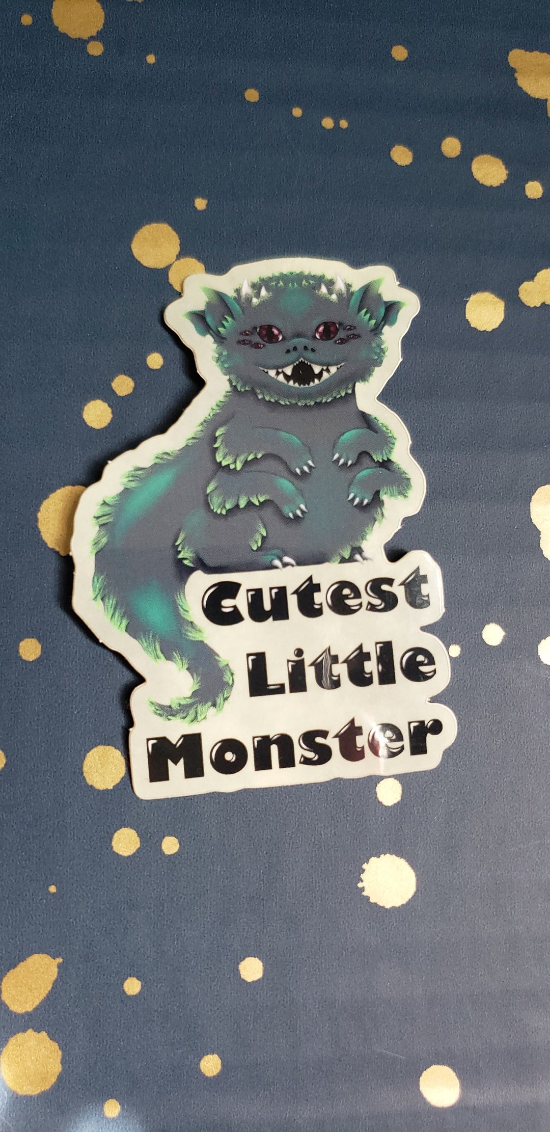 Cutest Little Monster - Cute - Monster - Fantasy - Alt Sticker - Etsy