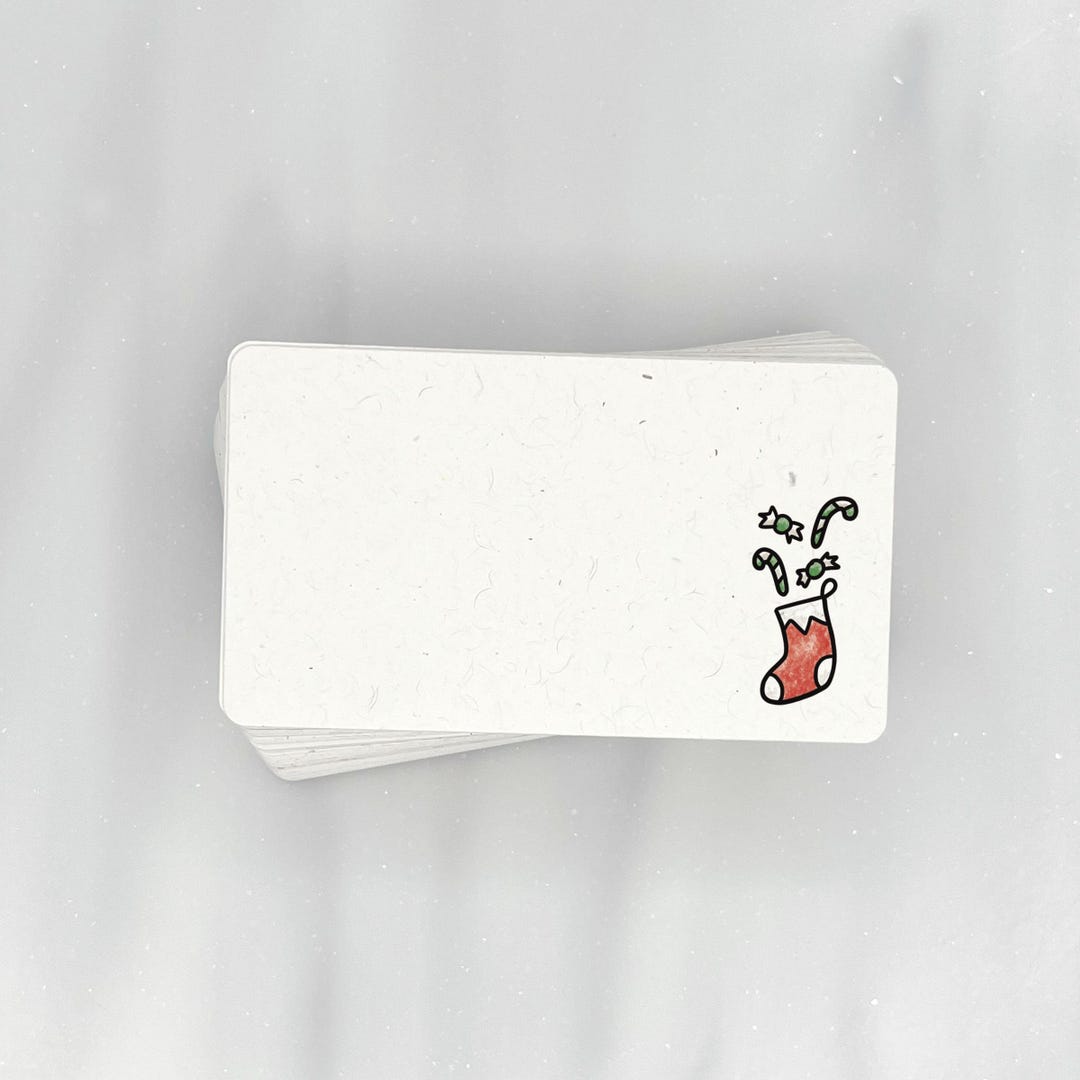 Red Candy Christmas Stocking - Mini Note Cards (pack of 56) | Premium ...