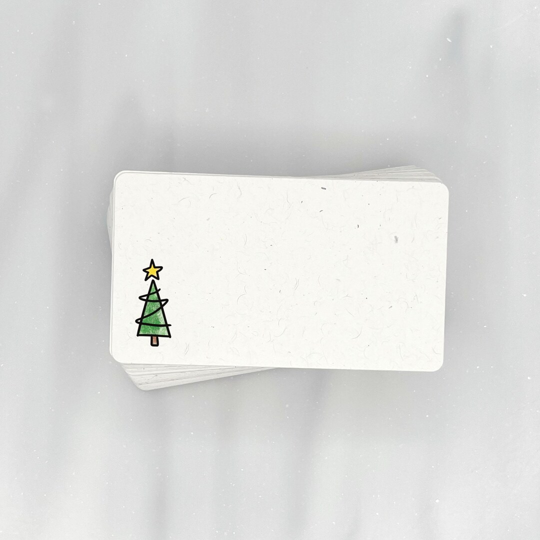 Decorated Christmas Tree - Mini Note Cards (pack of 56) | Premium ...