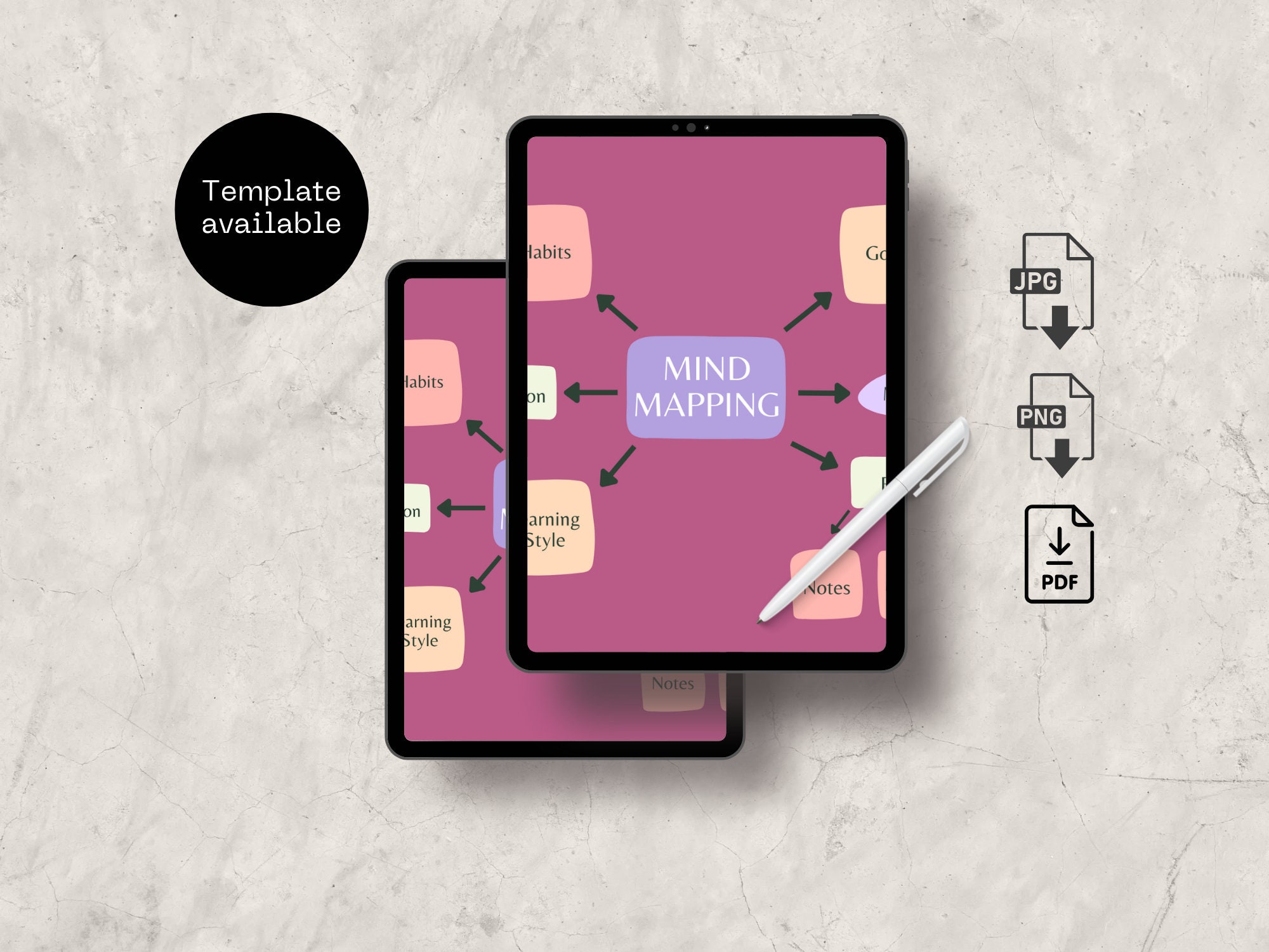 Idea Value Mapping Template, Mind Map Template, Idea Map, Action Plan ...