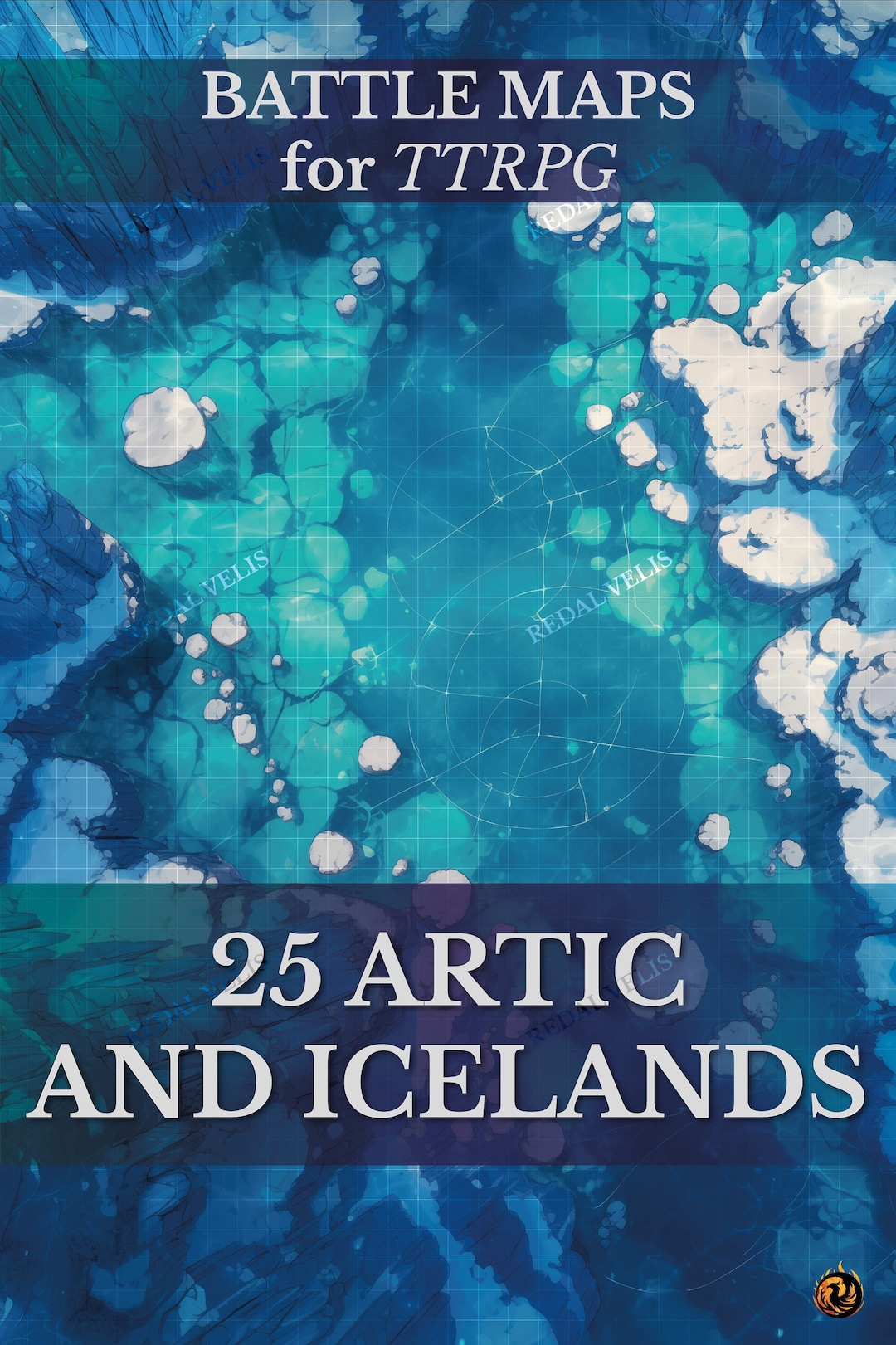Artic and Icelands (x25) - Battle Maps for TTRPG - Etsy