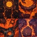 Volcano and Lavalands (x25) - Battle Maps for TTRPG - Etsy