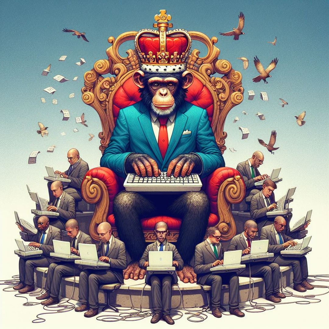 Software Developer, King, Boss, Employer Jack-of-all-trades Monkey - Etsy