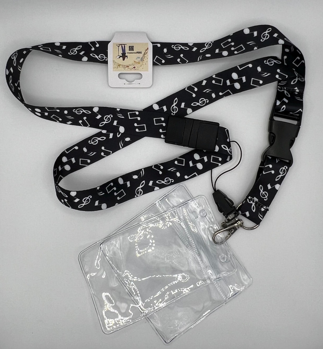 Music Lanyard With Breakaway Safety Clasp - Etsy