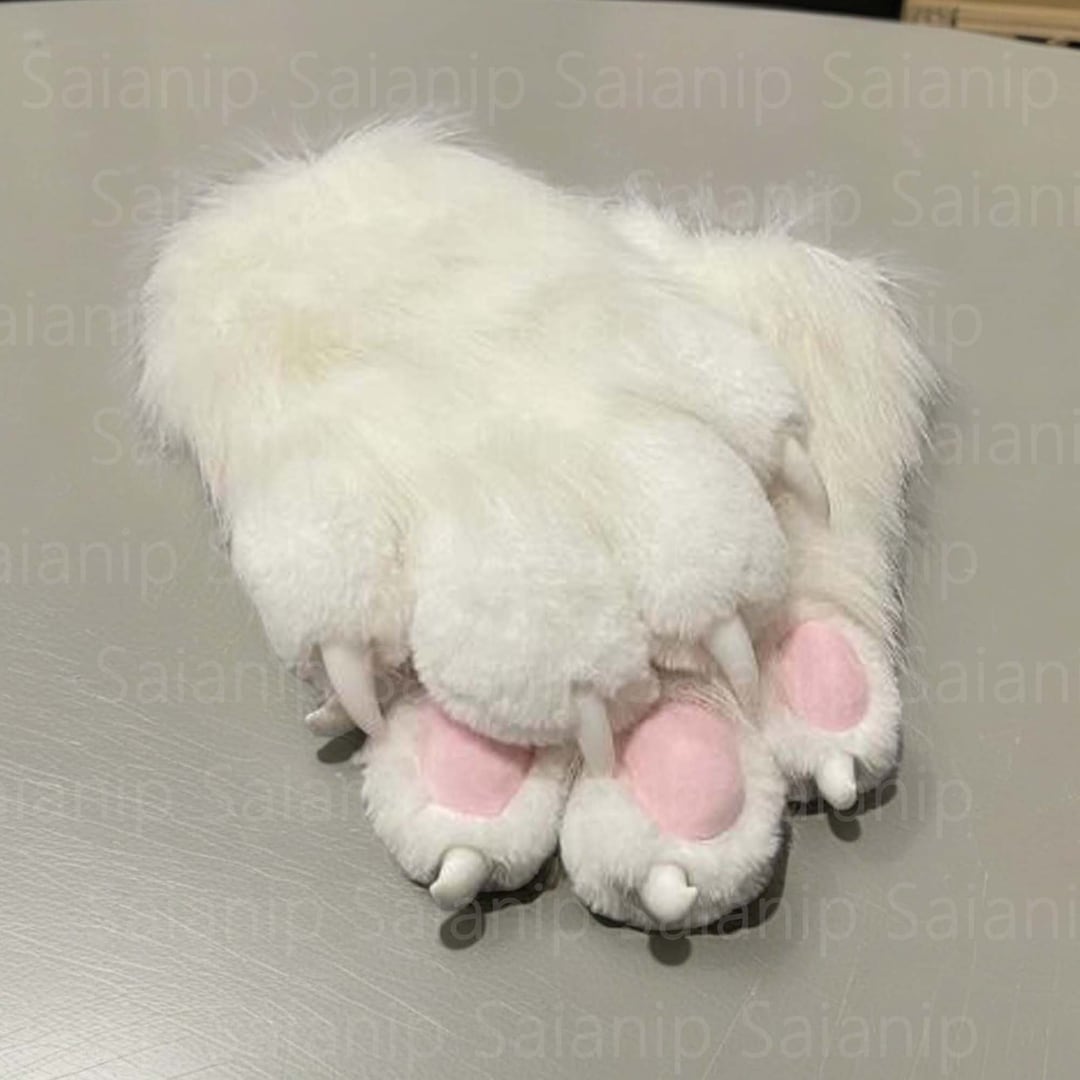 Fursuit Gloves, Furry Cat Paws, Cosplay Costume Glover, Handmade Furry ...