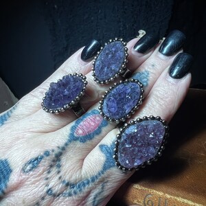 The Rock Candy, Amethyst Ring - Etsy
