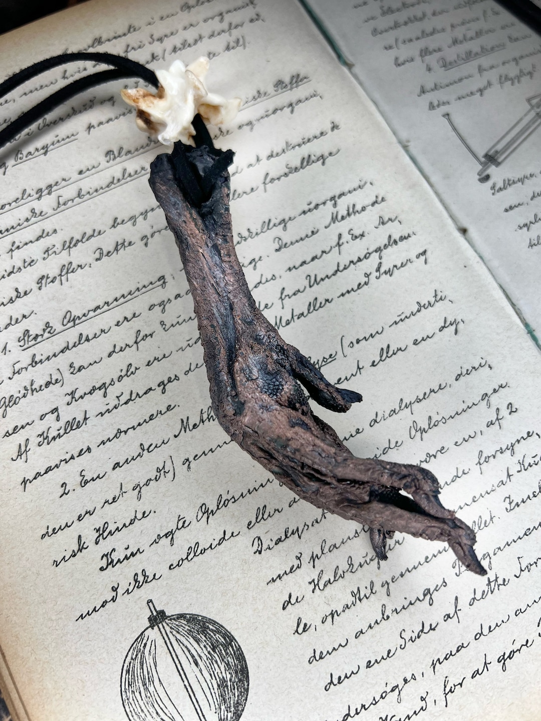 Voodoo Chicken Foot Pendant - Etsy