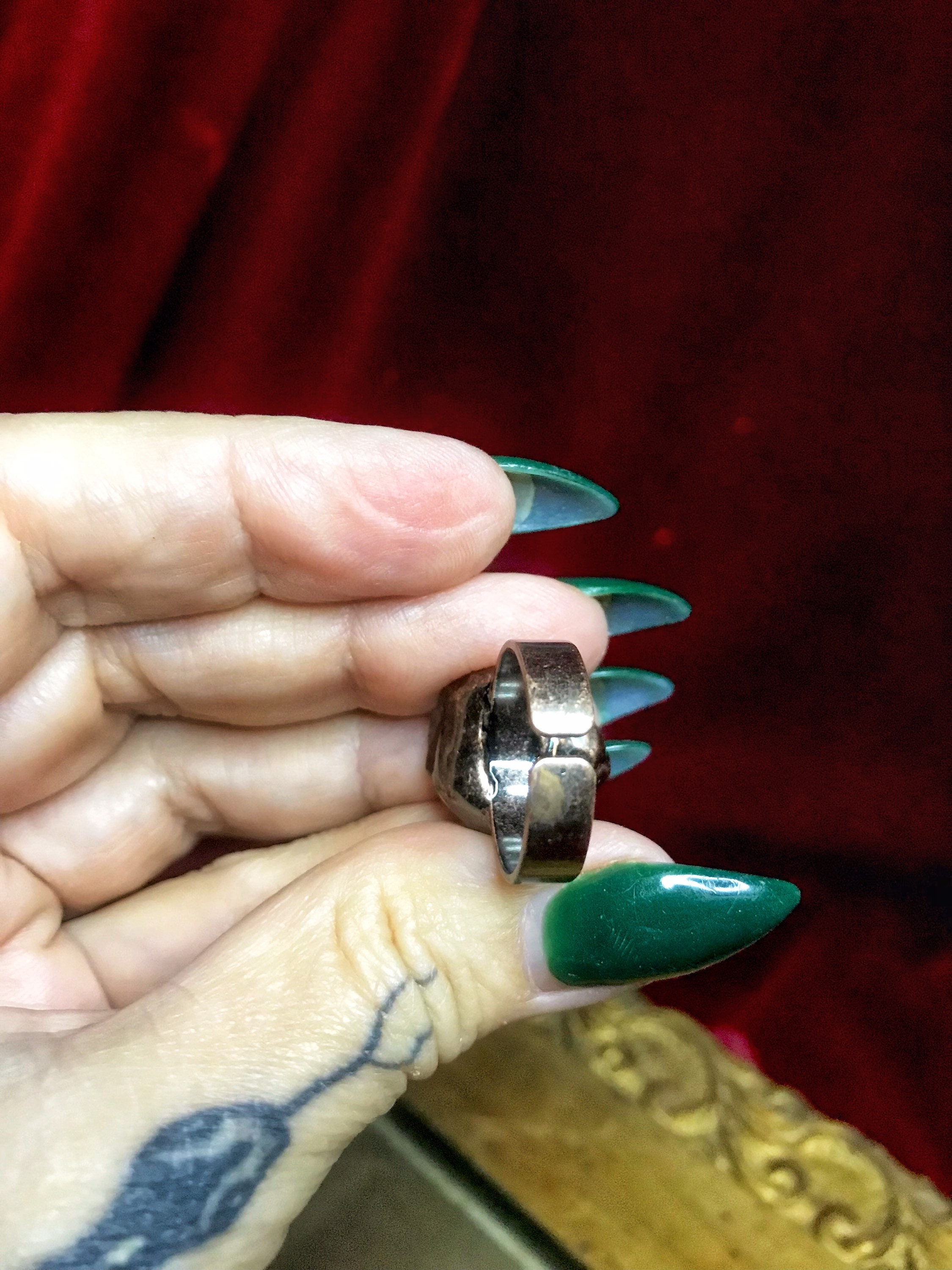 Witch Jewelry Witch Ring Raw Citrine Ring Electroformed | Etsy