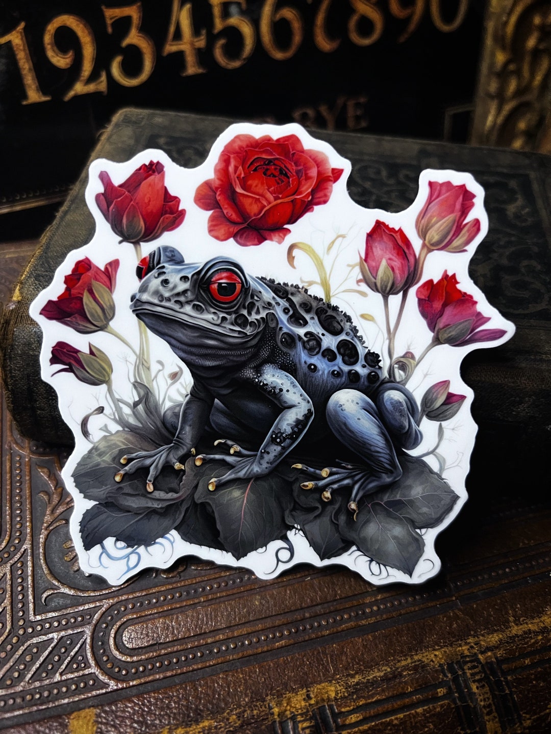 Vinyl Toad Decal Die Cut Large, Waterproof, 4” - Etsy