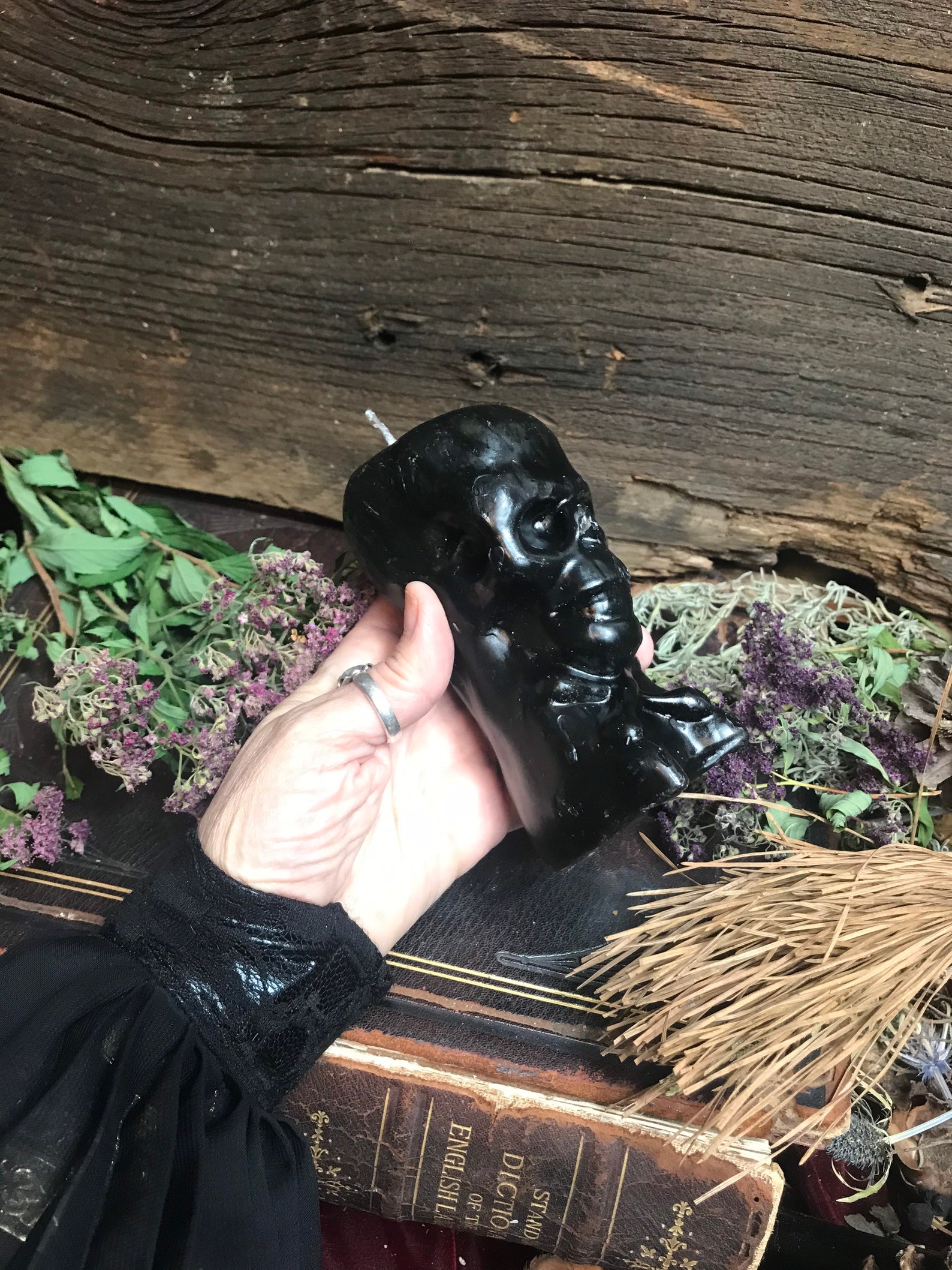 Black Candle, Witch Candle, Protection Spell, Banishing Spell, Hoodoo ...