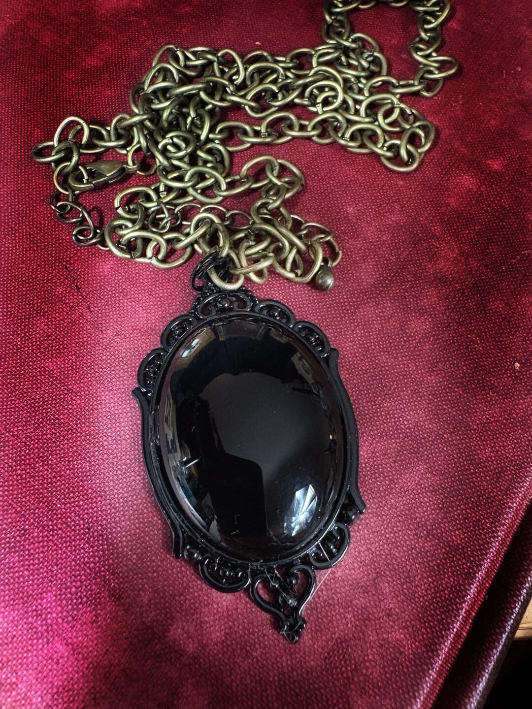 Magic Scrying Necklace, Obsidian - Etsy