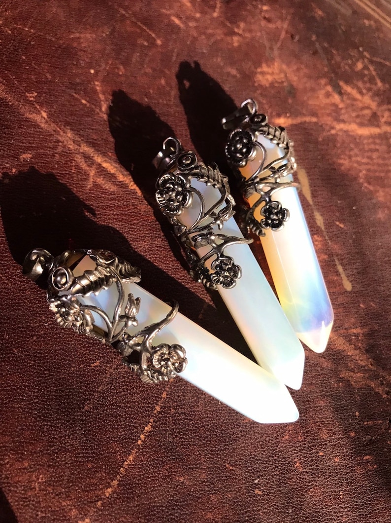 Witch Jewelry Crystal Jewelry Moonstone Crystal Opalite | Etsy