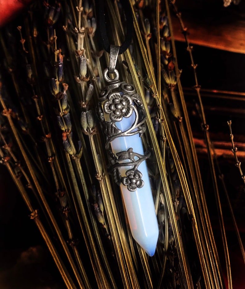 Witch Jewelry Crystal Jewelry Moonstone Crystal Opalite | Etsy