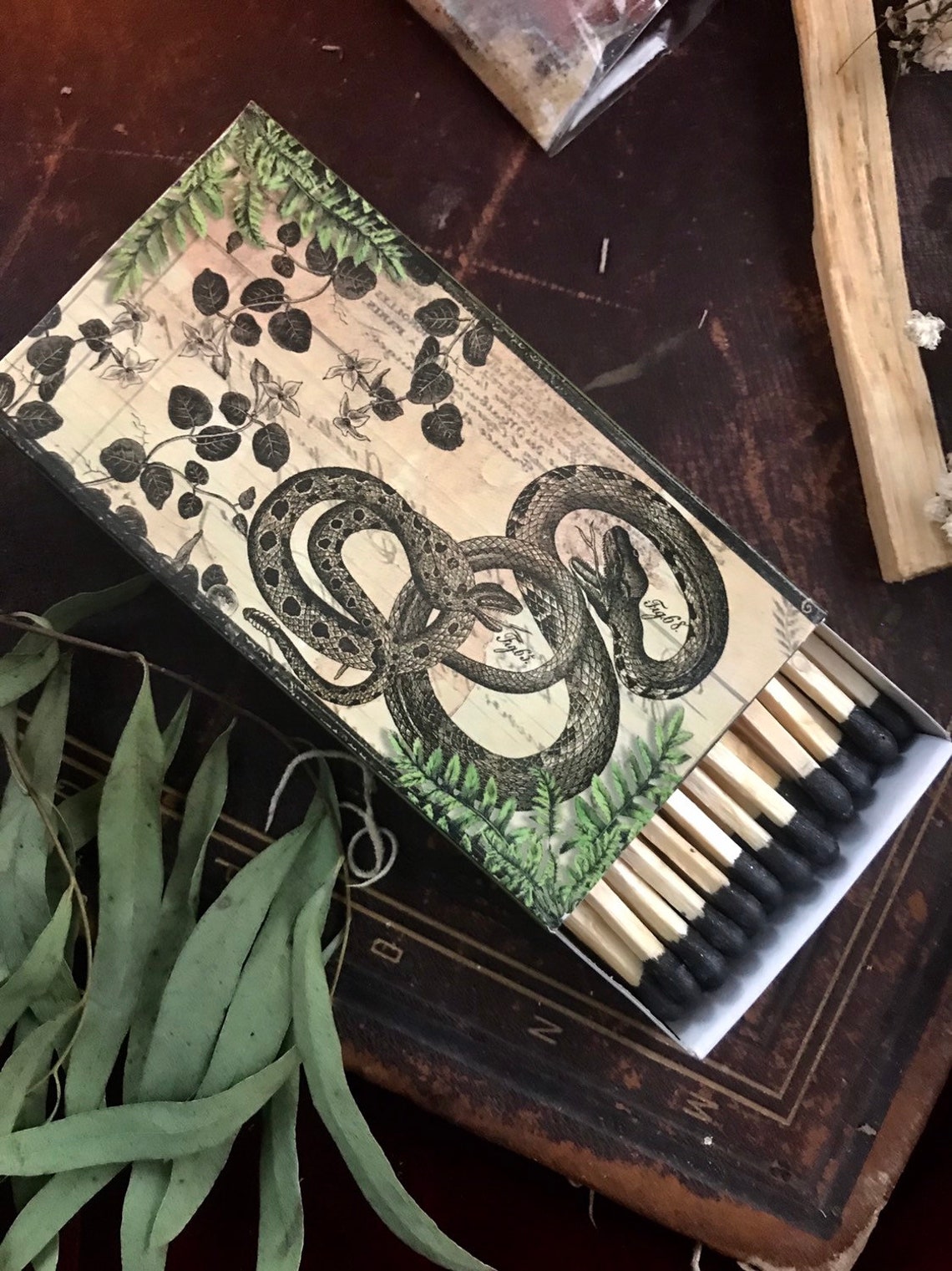 Black Spell Candle Spell Box Banishing Spell Witch Box | Etsy