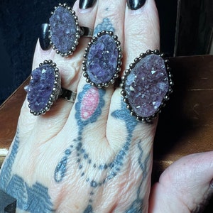 The Rock Candy, Amethyst Ring - Etsy