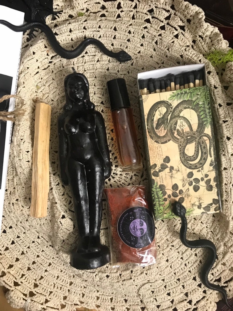 Black Spell Candle Spell Box Banishing Spell Witch Box - Etsy