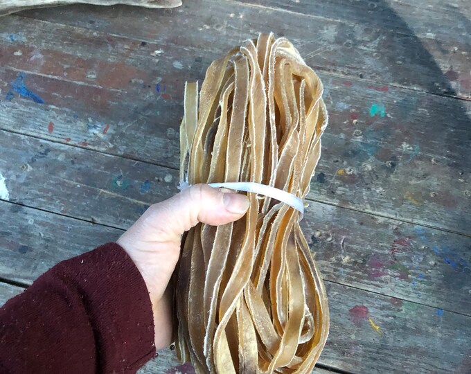 Lacing Rawhide, Mega THICK Buffalo Skin for Drum Making. /1cm by 3mm ...