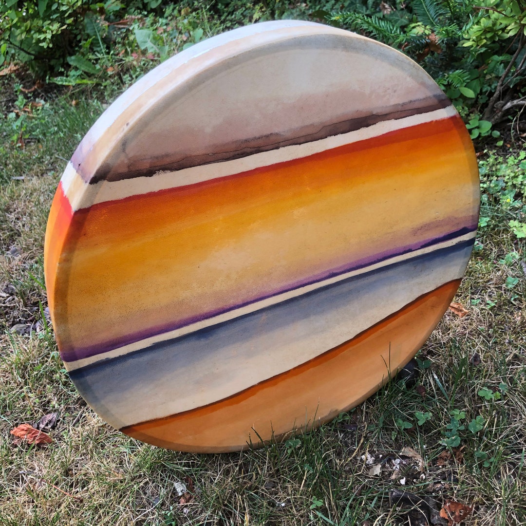 Ocean Drum, 14 Inch .water Drum, Horizon Drum, Double Sided Deum - Etsy