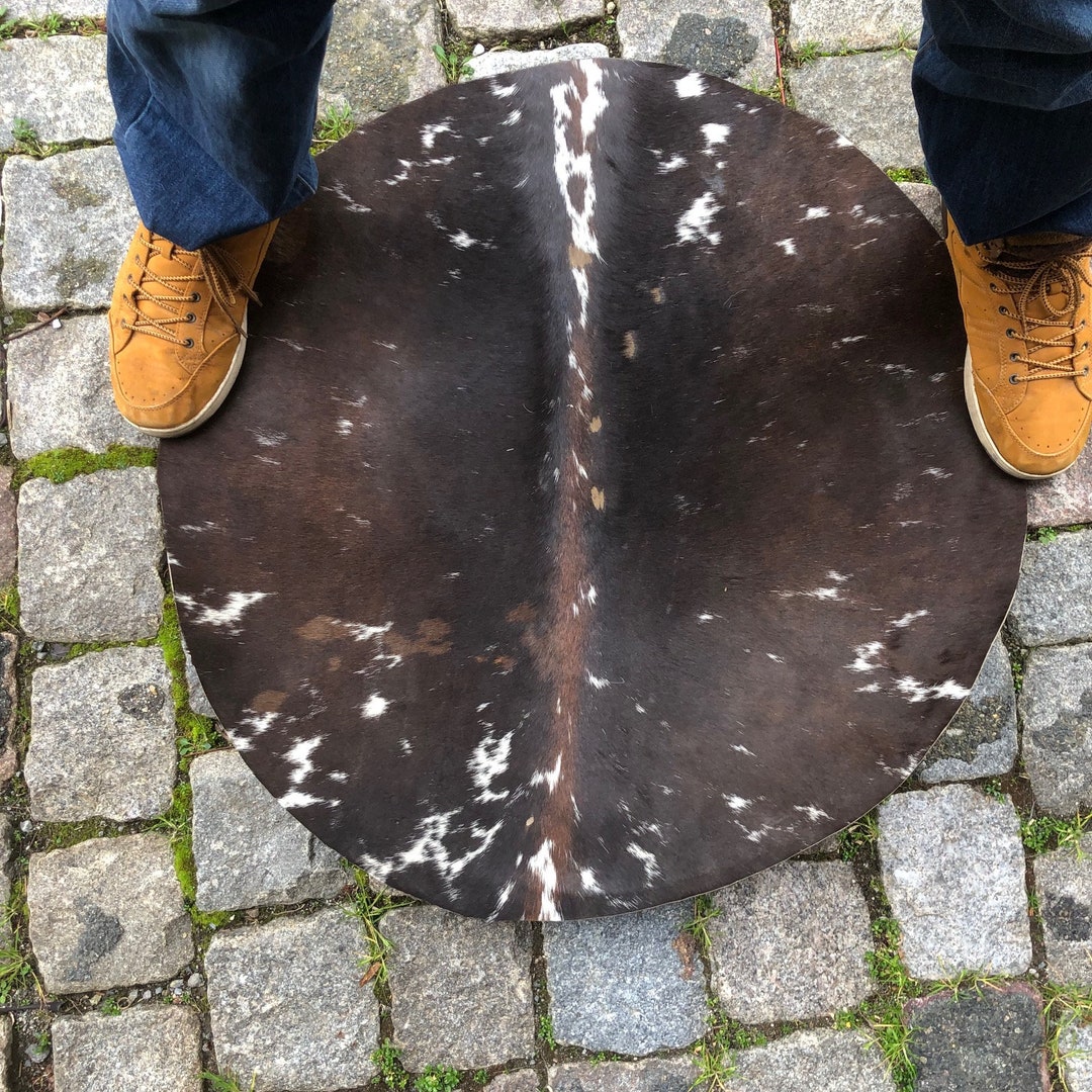 Cow Skin, THICK With Hair, 30inch , Cow Hide, Good for Pow Wow Drum ...