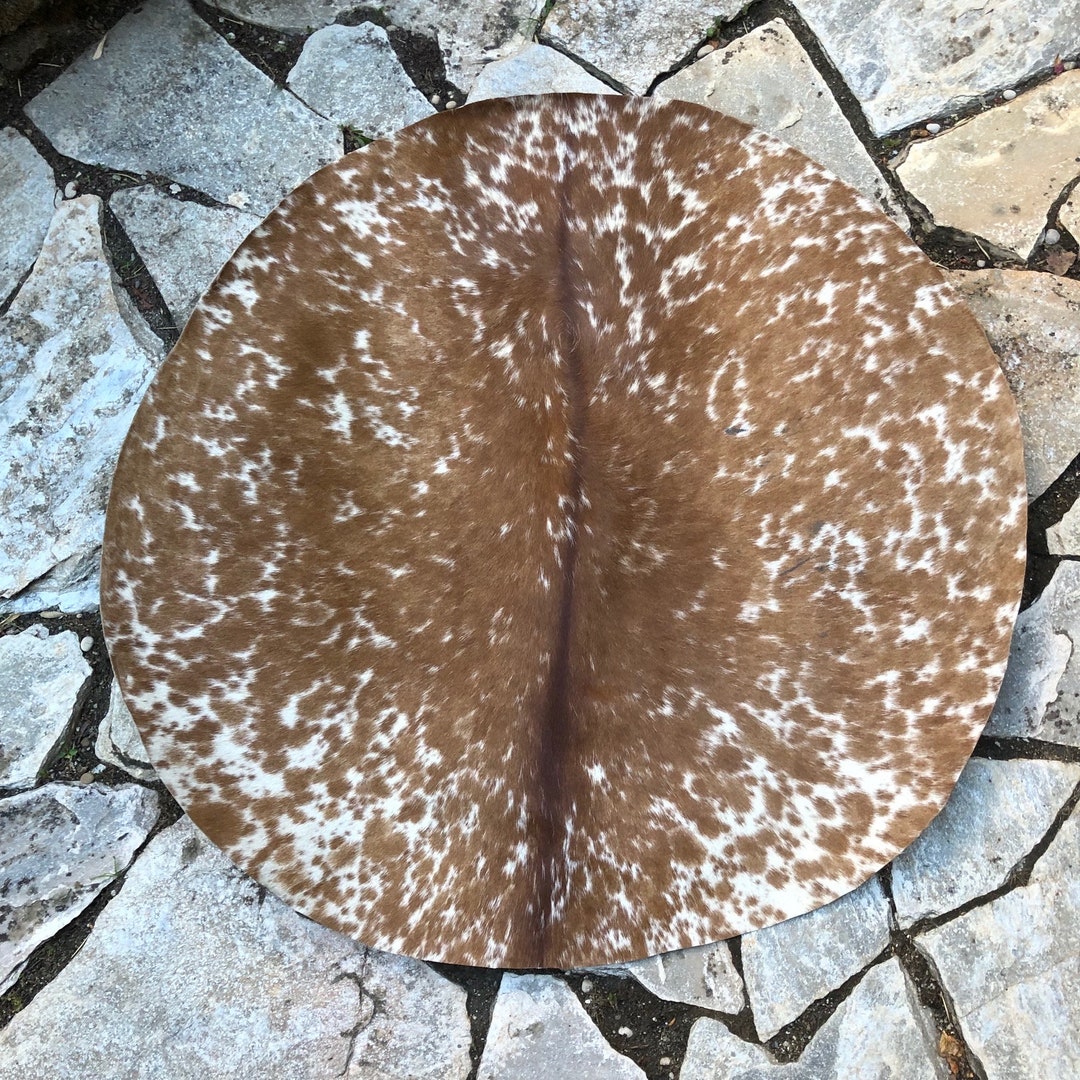 Extra Large Cow Skin With Hair, 36 Inch , Thick Cow Rawhide for Shaman ...