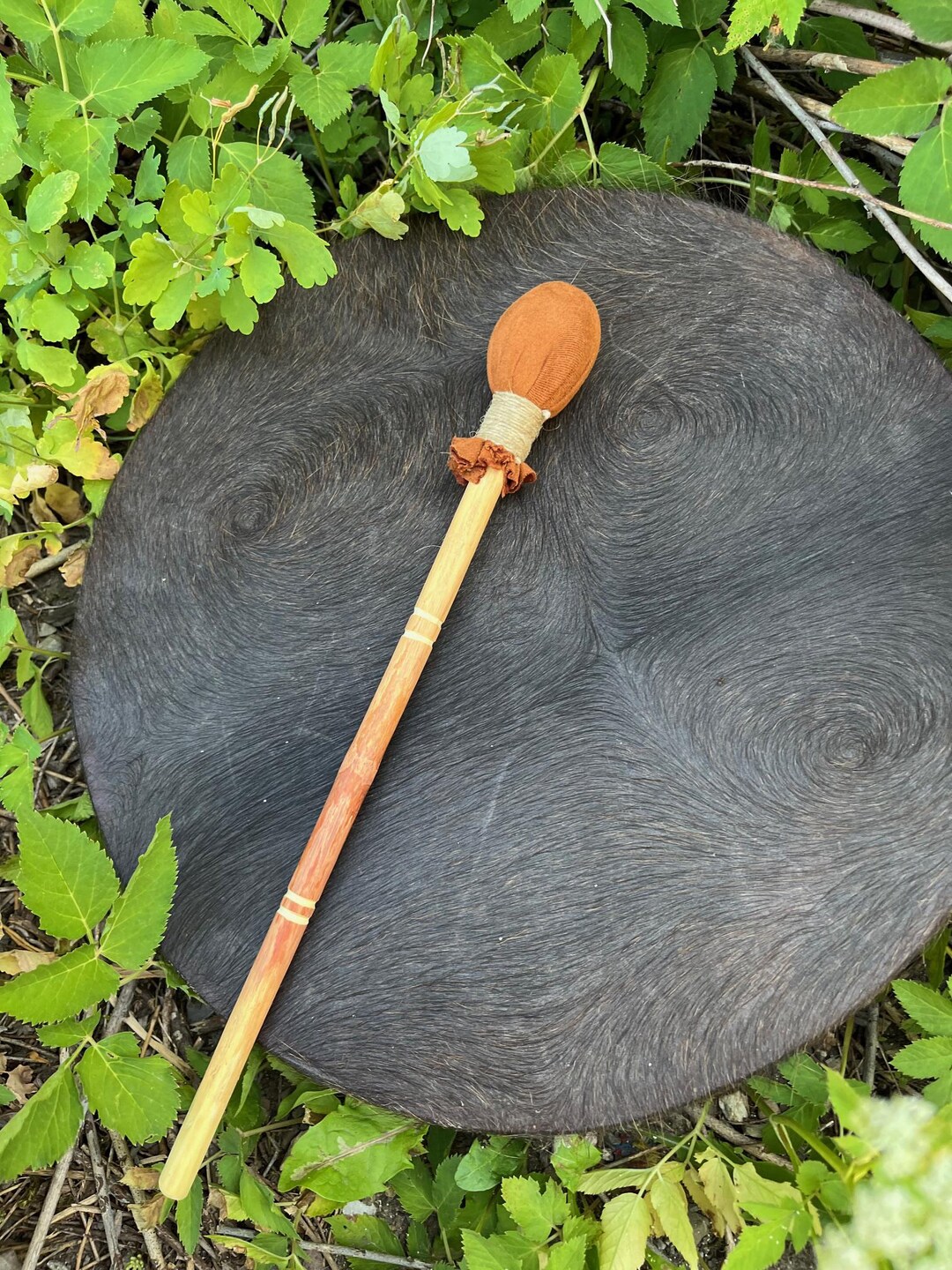 Fur Drum. 16 Inch Medicine Drum, Deep Bass Shamanic Drum , Shaman Drum ...