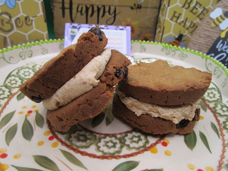 High Protein Cookie Sandwich, Gluten Free, Dairy Free, Vegan, Anabolic ...