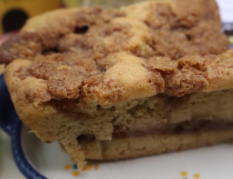 Gluten Free Sourdough Coffee Crumb Cake, Dairy Free, Egg Free, Vegan ...