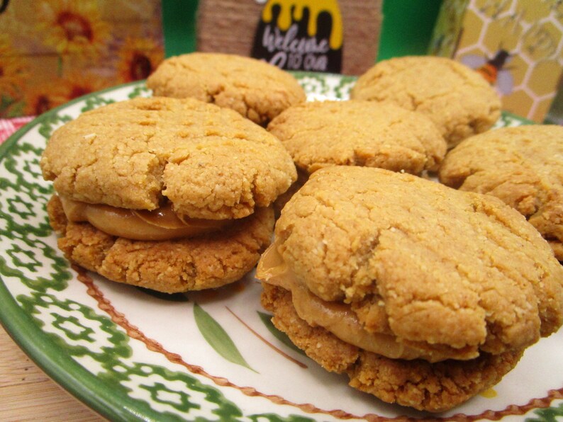 High Protein Peanut Butter Cookie Sandwich: Sugar Free, Gluten Free ...