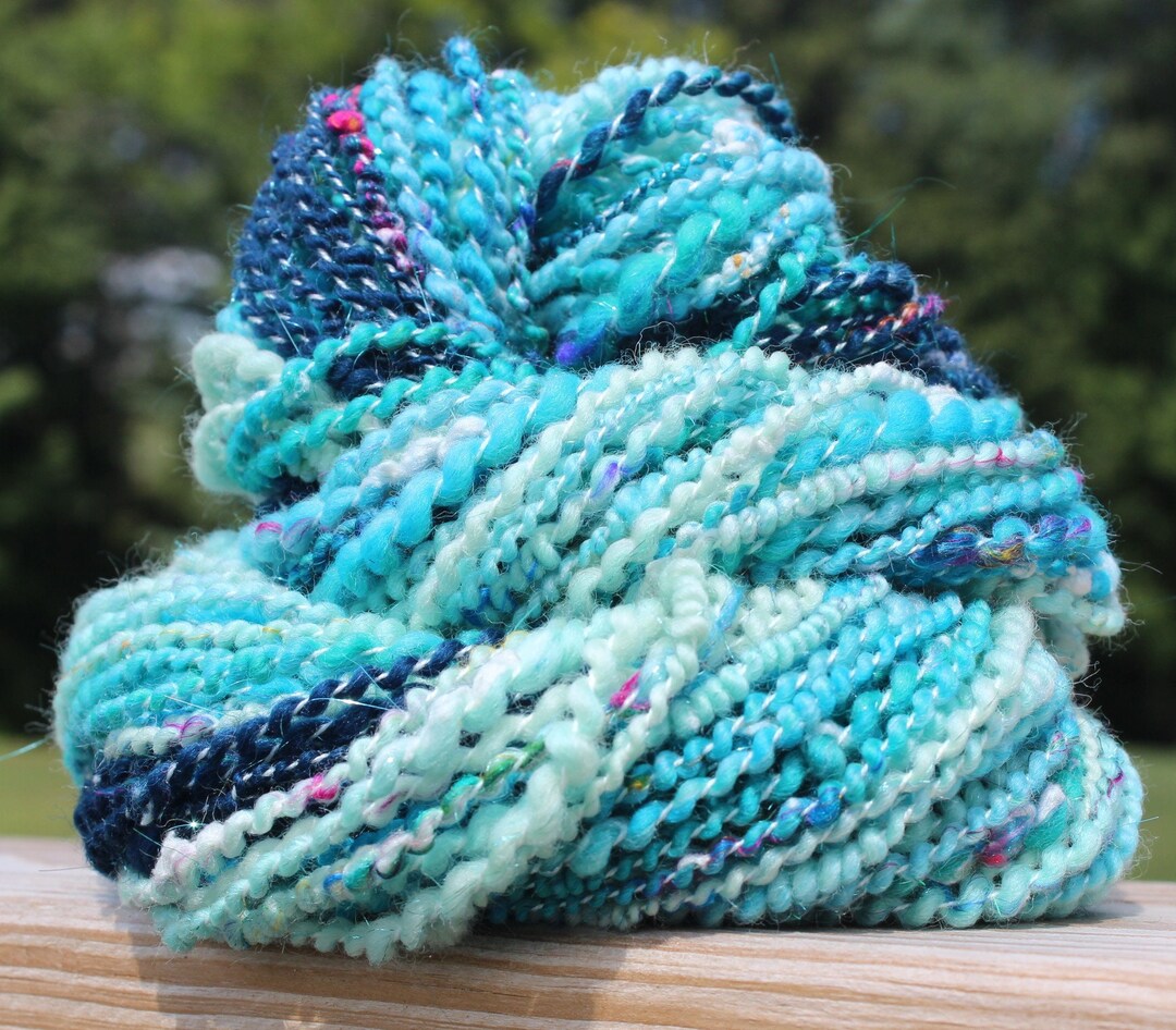 Dreamer, Hand Spun, Handspun, Art Yarn, Art, Boucle, Long Gradient ...