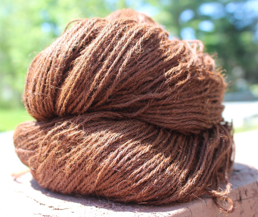 Chocolate, Alpaca, Lace, Brown, Natural, Yarn - Etsy